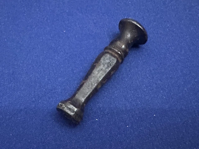 ALTE SCHMIEDEEISEN PETSCHAFT Siegelstempel Stempel Wappen o.ä. alt EUR ...