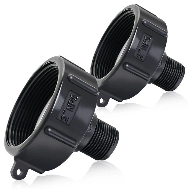 ADAPTER DRAIN ADAPTER HDPE Material IBC Tote Tank NPS 2 (fine Thread ...