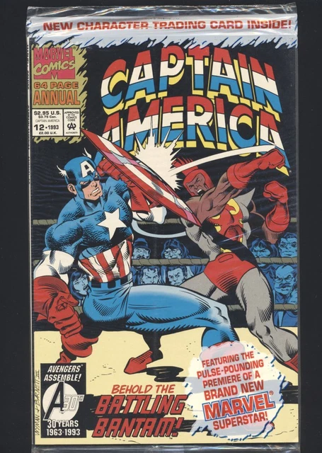 BANDE DESSINÉE CAPTAIN America Annual #12 Neuf 1993 Marvel 1st Battling ...