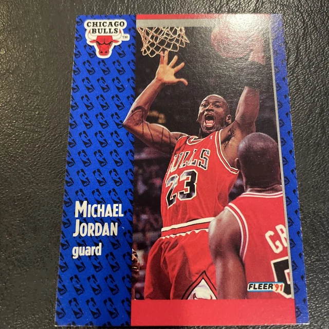 1991-92 FLEER MICHAEL JORDAN #29 Chicago Bulls HOF NBA Basketball Card ...