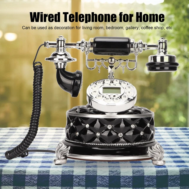 VINTAGE LANDLINE BUTTON Dialing Hands Free Classical Fixed Telephone ... VINTAGE LANDLINE BUTTON Dialing Hands Free Classical Fixed Telephone ...