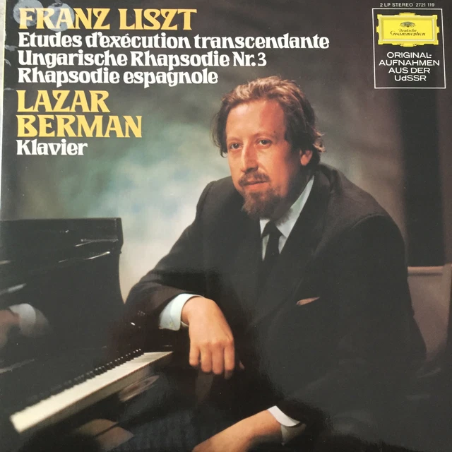 LISZT: ETUDES / Ung. Rhapsodie Nr. 3 - Berman (DG DLP 2721 119 Stereo ...