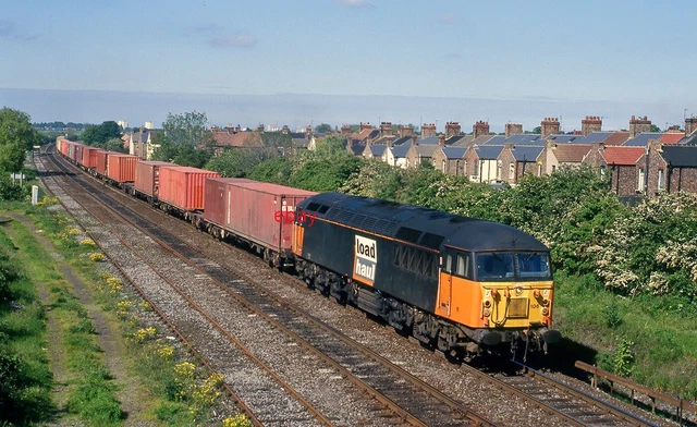 ORIGINAL 35MM SLIDE BR Class 56 no.56106 at Eaglescliffe +rights for ...