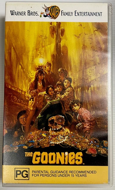 THE GOONIES VHS Video Cassette Tape Clear Small Box PAL PG 1997 $31.19 ...