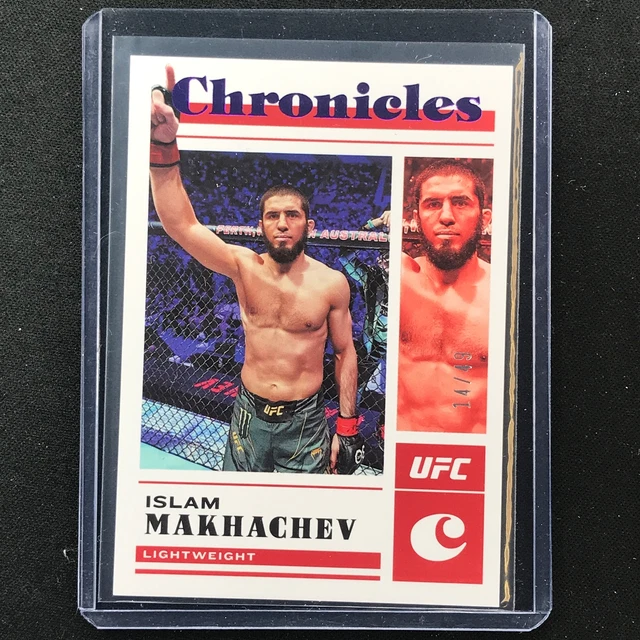 2023 CHRONICLES UFC Islam Makhachev Chronicles Base Set Purple 14/49 ...
