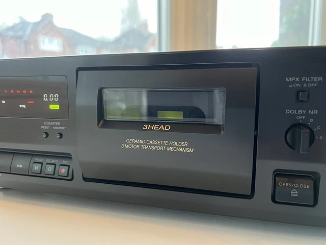 SONY TC-K661S 3-HEAD Single Compact Cassette Deck HX Pro Dolby NR B/C/S ...