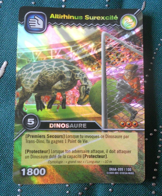 ALTIRHINUS SUREXCITE DKAA 099/100 TITANESQUE DINOSAUR KING holo VF EUR ...