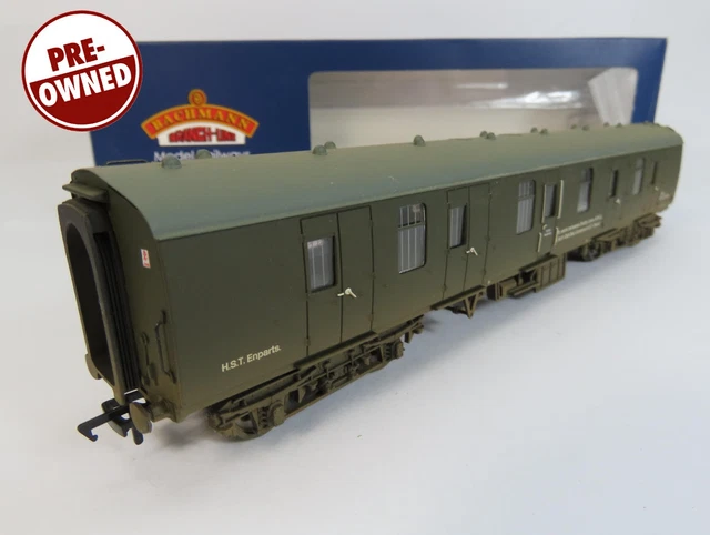 OO GAUGE BACHMANN 39-186 BR MK1 BG Coach Departmental Olive Green ...