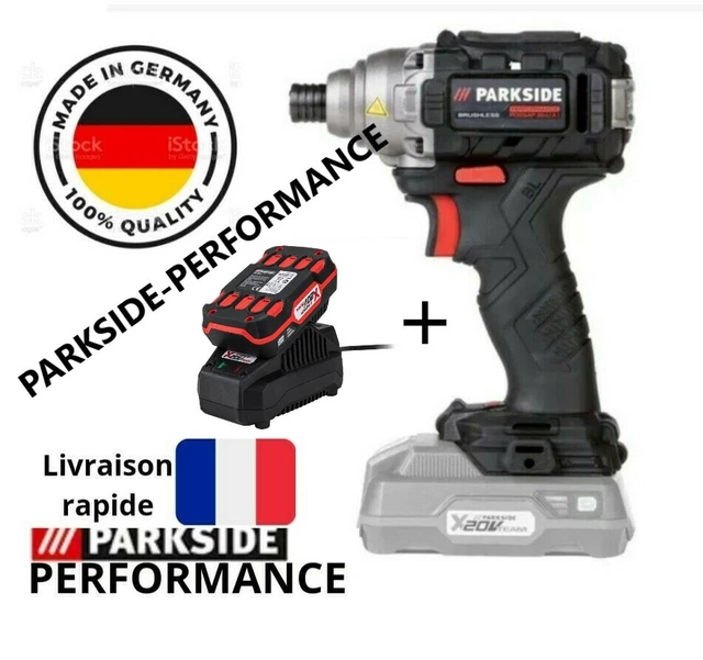 PARKSIDE PERFORMANCE VISSEUSE à percussion/à choc sans fil PDSSAP 20-Li ...