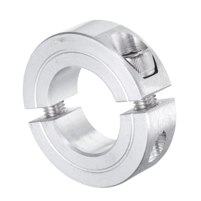 DOUBLE SPLIT SHAFT Collar 7/8" Bore, Aluminum Clamping Collar, 1-5/8 ...