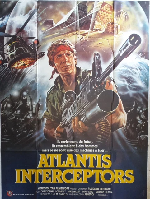 MANIFESTO CINEMA FILM Atlantis Interceptors - 120 X 160 Cm 1983 EUR 15 ...