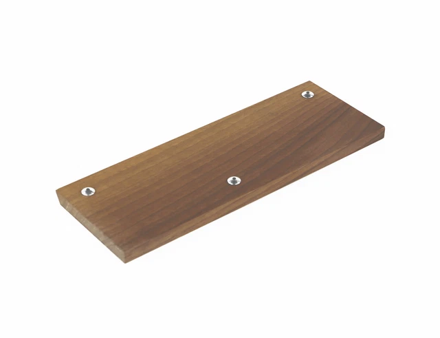 PLATINE EN NOYER Clair Pour THORENS TD 125 & MKII + Perçage TP16 TP25 ...