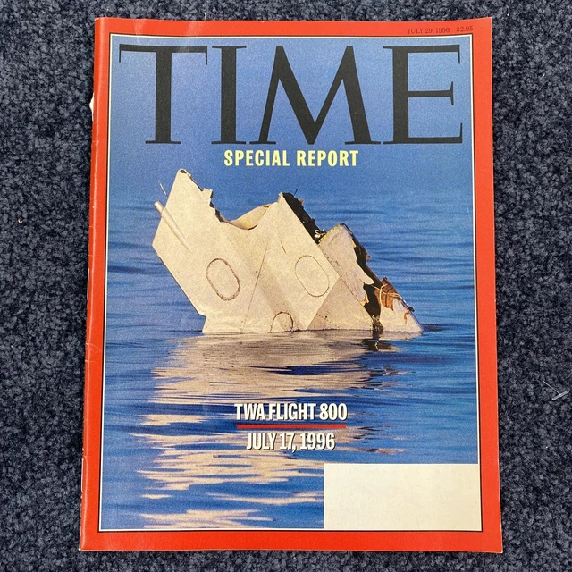 VINTAGE TIME MAGAZINE Special Report TWA Flight 800 July 29,1996, No ...