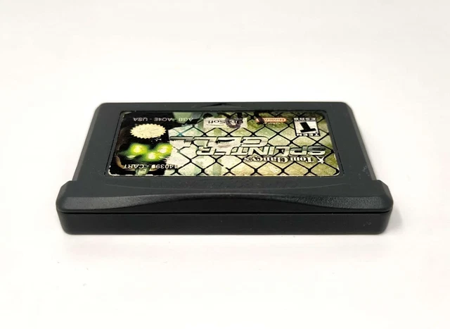 TOM CLANCY'S SPLINTER Cell Nintendo Game Boy Advance GBA Cartridge Only ...