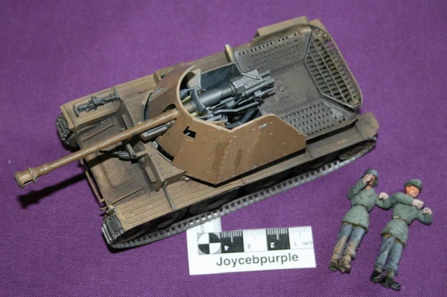 ITALERI MARDER III SPG built 1:35 scale model for parts, spares or ...