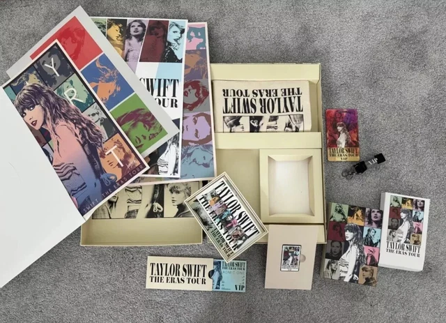 TAYLOR SWIFT - The Eras Tour - VIP Package Merch Box *COMPLETE* #5 EUR ...