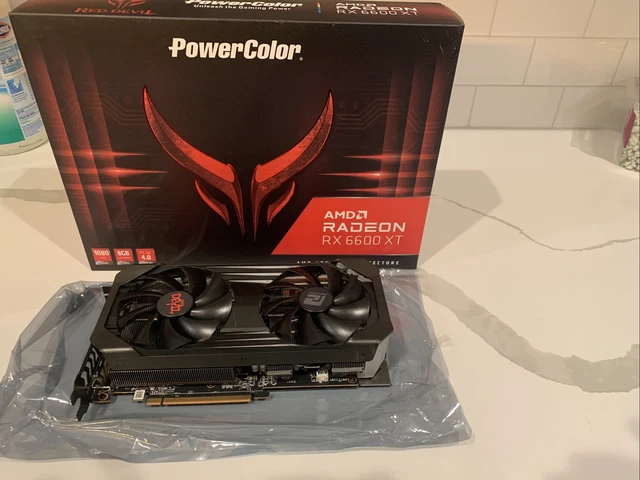 POWERCOLOR RED DEVIL AMD Radeon RX 6600 XT Gaming Graphics Card 8gb ...