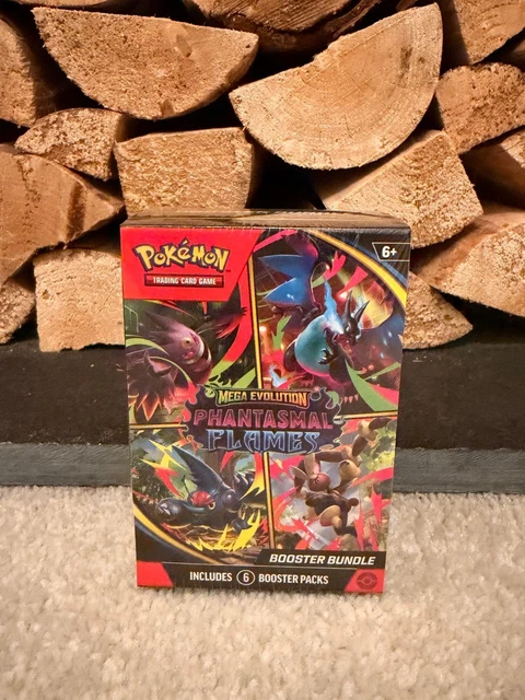 POKÉMON TCG: MEGA Evolution-Phantasmal Flames Booster Bundle (6 Packs ...