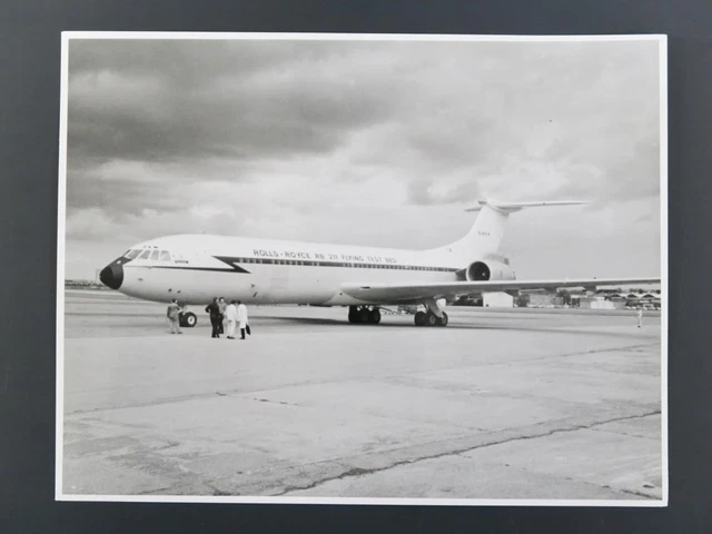 VINTAGE AIRCRAFT AVIATION Photo Rolls Royce Rb 211 Flying Test Bed Vc ...