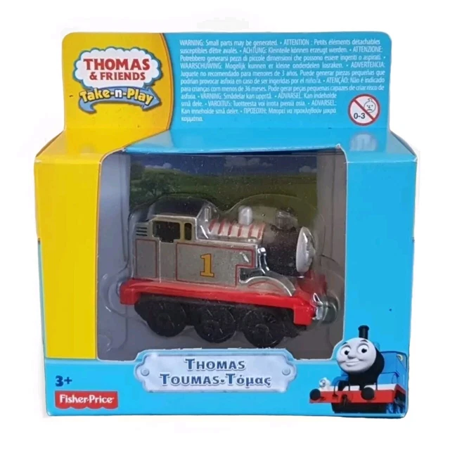 FISHER PRICE THOMAS & Friends Take-N-Play Silver Thomas (Toumas) Boxed ...