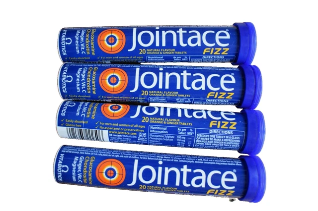 VITABIOTICS JOINTACE FIZZ - 20 Effervescent Tablets - Bundle of 4 ...