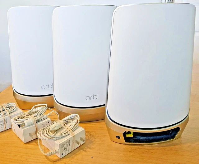 NETGEAR ORBI RBKE963 Quad-Band AXE11000 Wi-Fi 6E Mesh System - White ...
