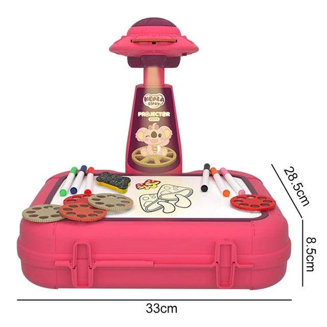DRAWING PROJECTOR CHILDREN Led Projector Drawing Table Toy Doodle Board ...