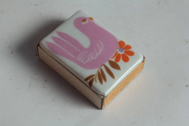 VINTAGE 1960S BIRD Porcelain Matchbox Case (74824) £28.67 - PicClick UK