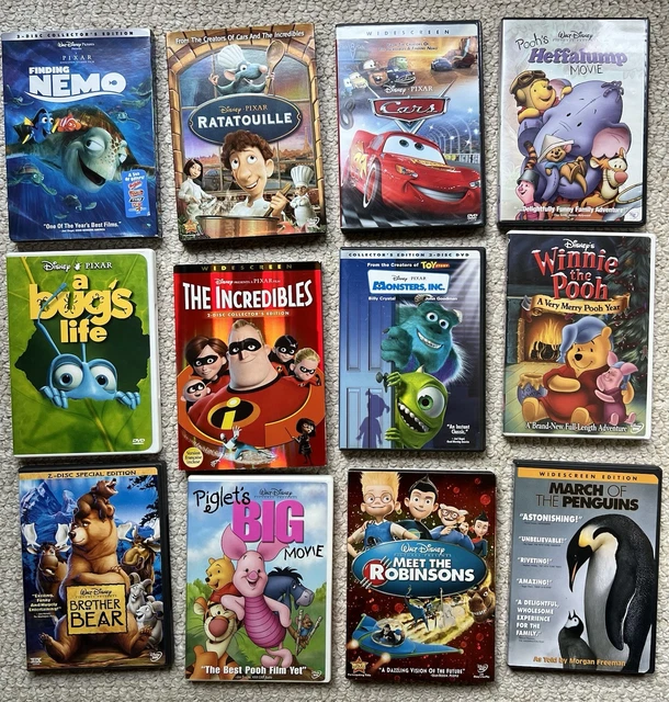 DISNEY PIXAR 12 DVD Lot Cars Finding Nemo Incredibles Monsters Inc Ratatouille + £44.66 ...