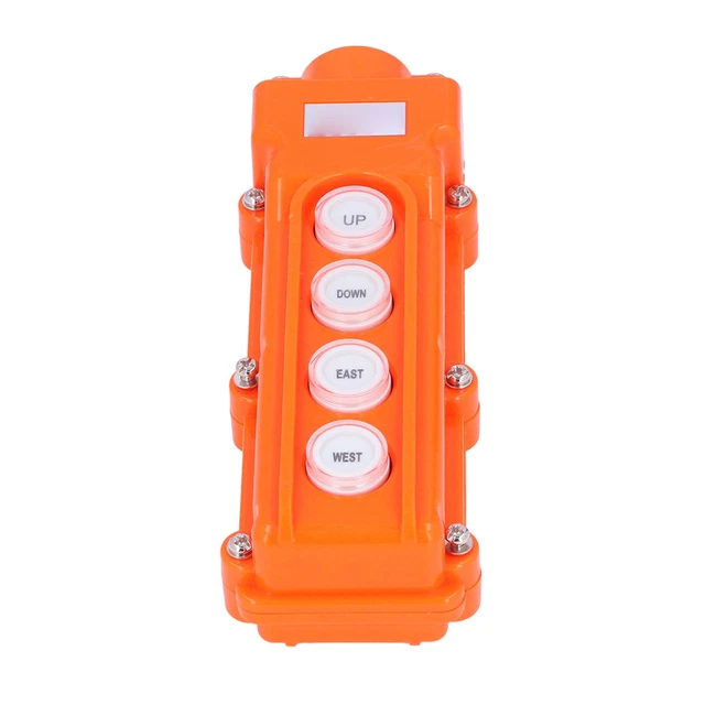 CRANE REMOTE CONTROL Hoist Switch Push Button Box Controller 220V/500V ...