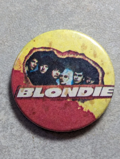 VINTAGE 80S BLONDIE Pin Badge Purchased Around 1986 £7.95 - PicClick UK
