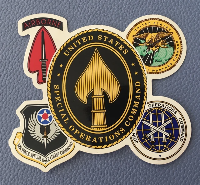 BIG STICKER USAF AIR FORCE Special Operations Command Warfare Airborne ...