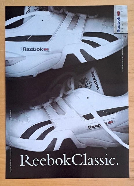 REEBOK CLASSIC TRAINER Sneaker Magazine Advert Vintage £10.00 - PicClick UK