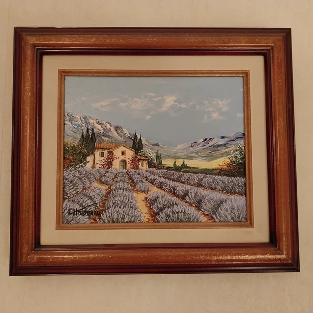 TABLEAU HUILE SUR toile signé Chrismau EUR 350,00 - PicClick FR