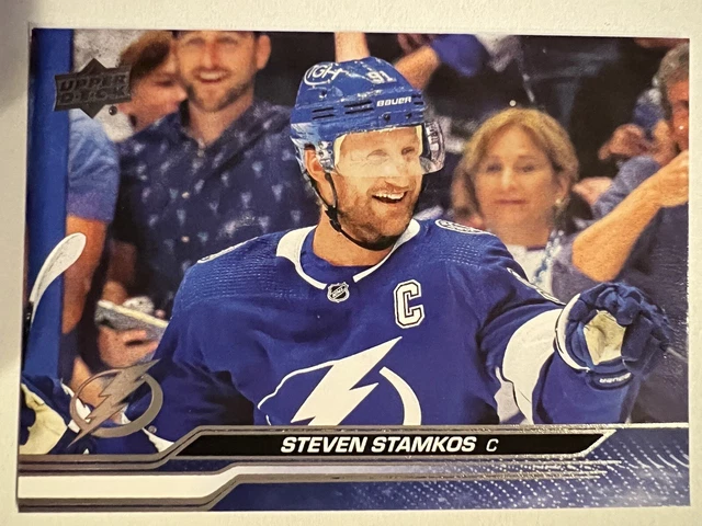 STEVEN STAMKOS 2023-24 Upper Deck Series 1 #161 Tampa Bay Lightning LNH ...