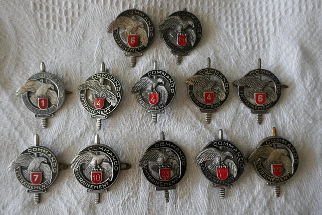 CEC BADGES VARIOUS commando centers training including a registered to ...