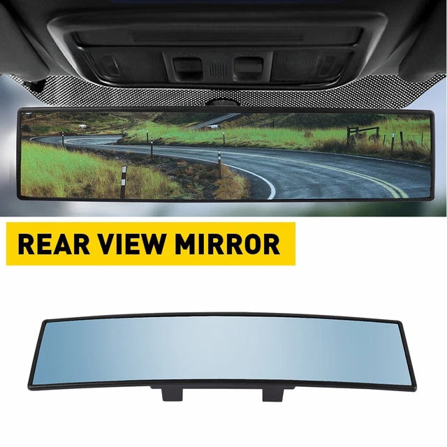 UNIVERSAL WIDE ANGLE Car Large Vision Rear View Mirror Blindspot 270MM ...