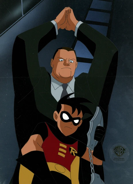 The New Batman Adventures Original Production Cel Obg Robin Never Fear