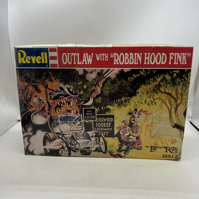 VINTAGE REVELL OUTLAW with "Robin Hood Fink" by Ed Big Daddy Roth Model ...