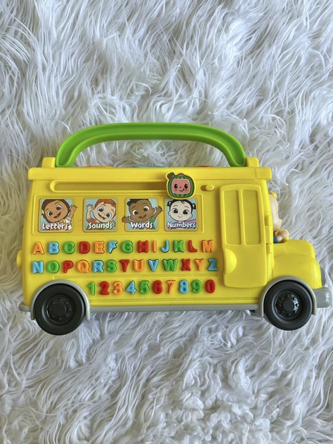 COCOMELON MUSICAL LEARNING Bus Number Letters ABC Wheels On the Bus ...