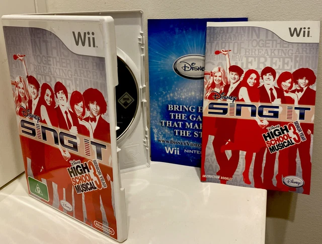 DISNEY SING IT: High School Musical 3 Nintendo Wii Game PAL complete ...