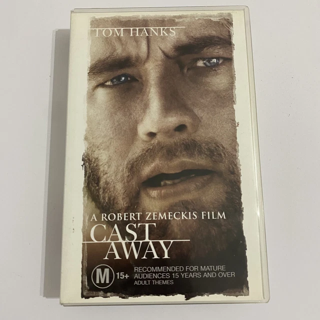 CAST AWAY (VHS, 2000) Dreamworks Home Entertainment Tom Hanks Movie Video Tape EUR 6,72 ...