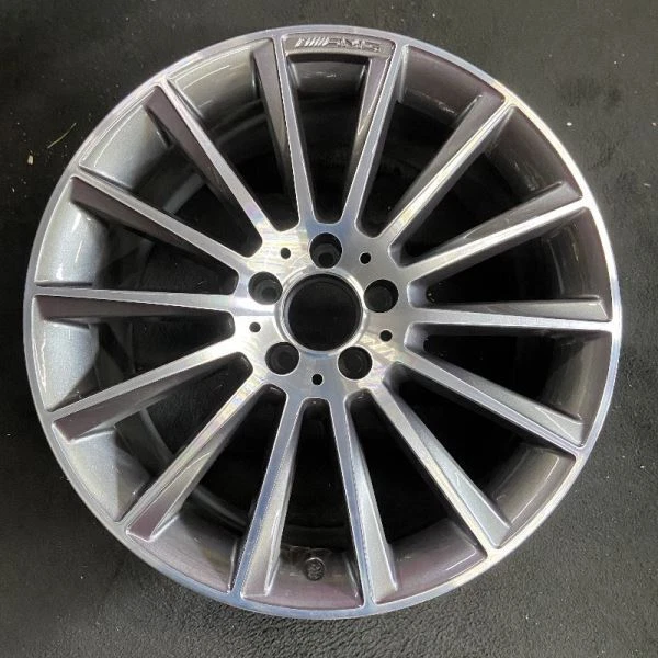 AMG MERCEDES-BENZ MACHINED Gray C-class OEM Wheel 19” Factory Rim ...