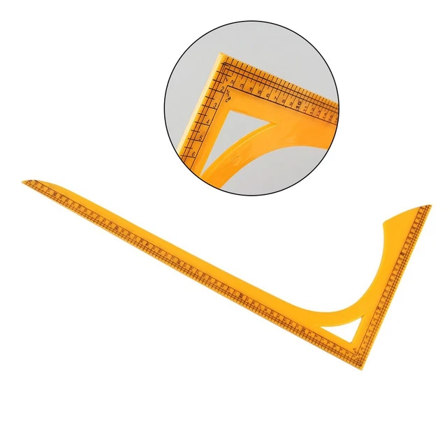 ACCURATE DOUBLE SCALE L Shaped Right Angle Ruler for Experienced ...