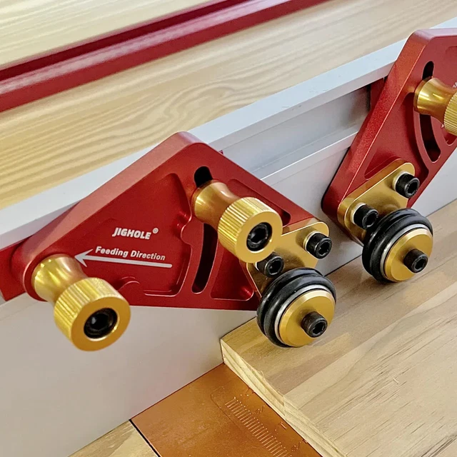 1PAIR BEARING ROLLER Feeder Aluminum Feather Loc Board Table Saw ...