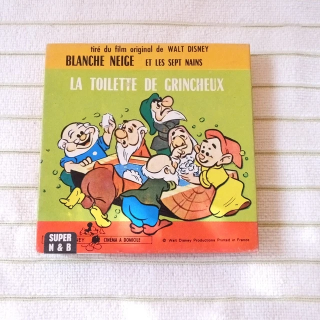 FILM SUPER 8 N&B Walt Disney Blanche Neige et les sept Nains EUR 38,00 ...