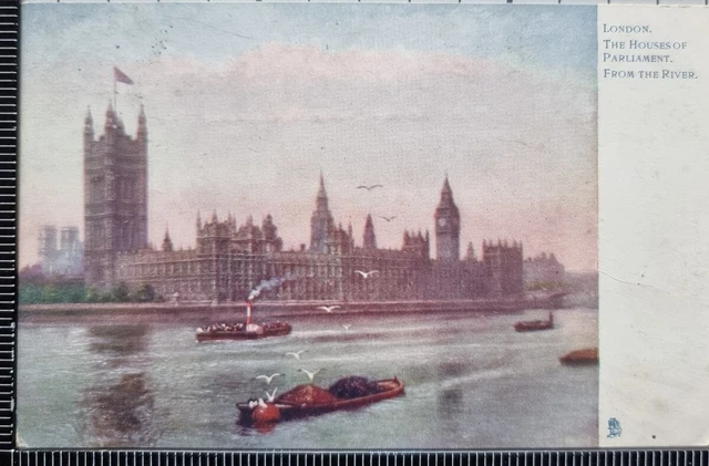 ANCIENNE CARTE POSTALE 1904 London The Maisons De Parlement De la ...