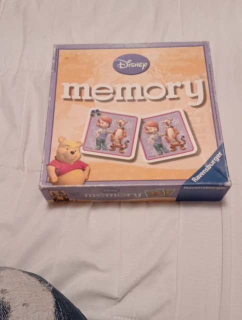 DISNEY WINNIE THE Pooh Memory Game Vintage Ravensburger £2.00 - PicClick UK