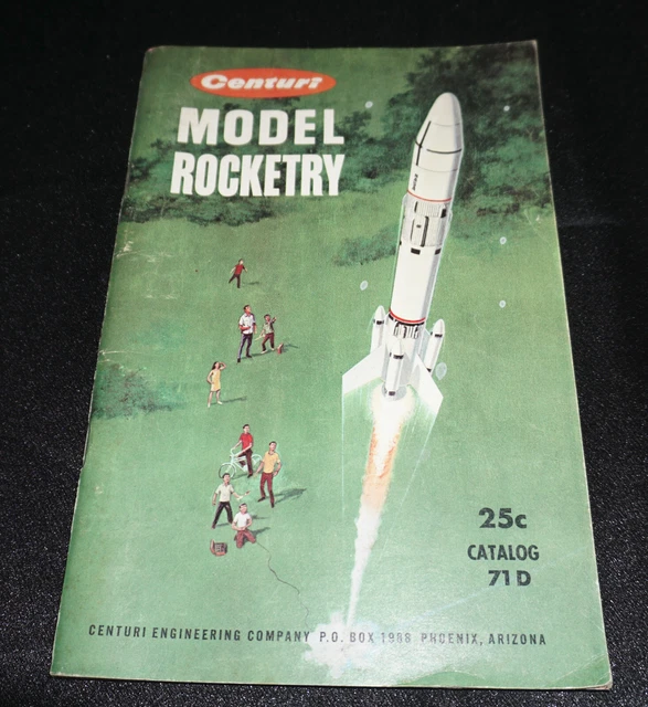VINTAGE 1970 CENTURI Model Rocketry Catalog #71D Rocket Estes $15.50 ...
