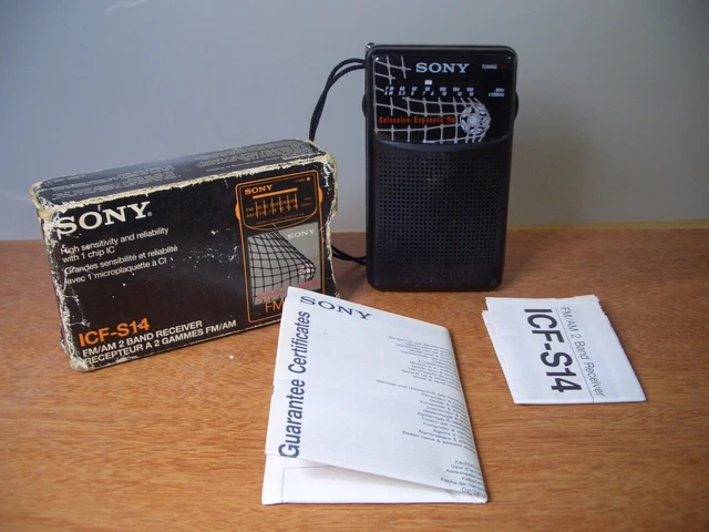 RADIO PORTATIL SONY Icf-S14 Special Edition Selección Española 96 Rare ...